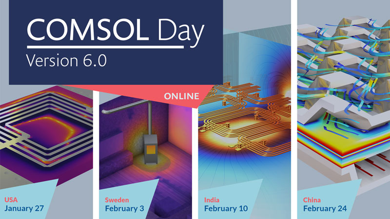 COMSOL Announces Event Series Introducing Version 6.0 of COMSOL ...