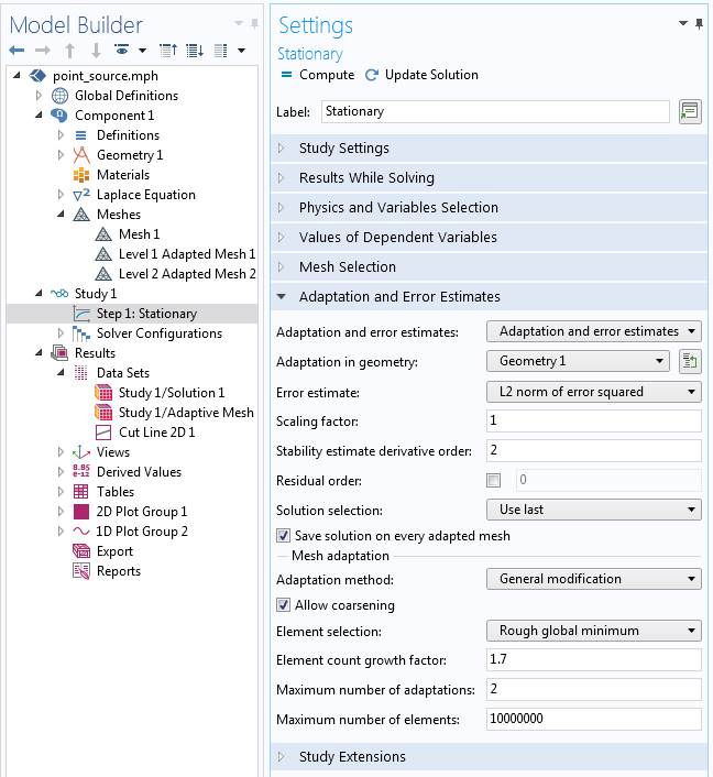 Performing a Mesh Refinement Study - ナレッジベース